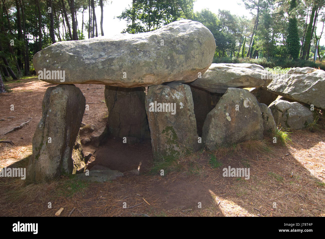 france burial-place stone age brittany drawings sepulchre grave carnac ...