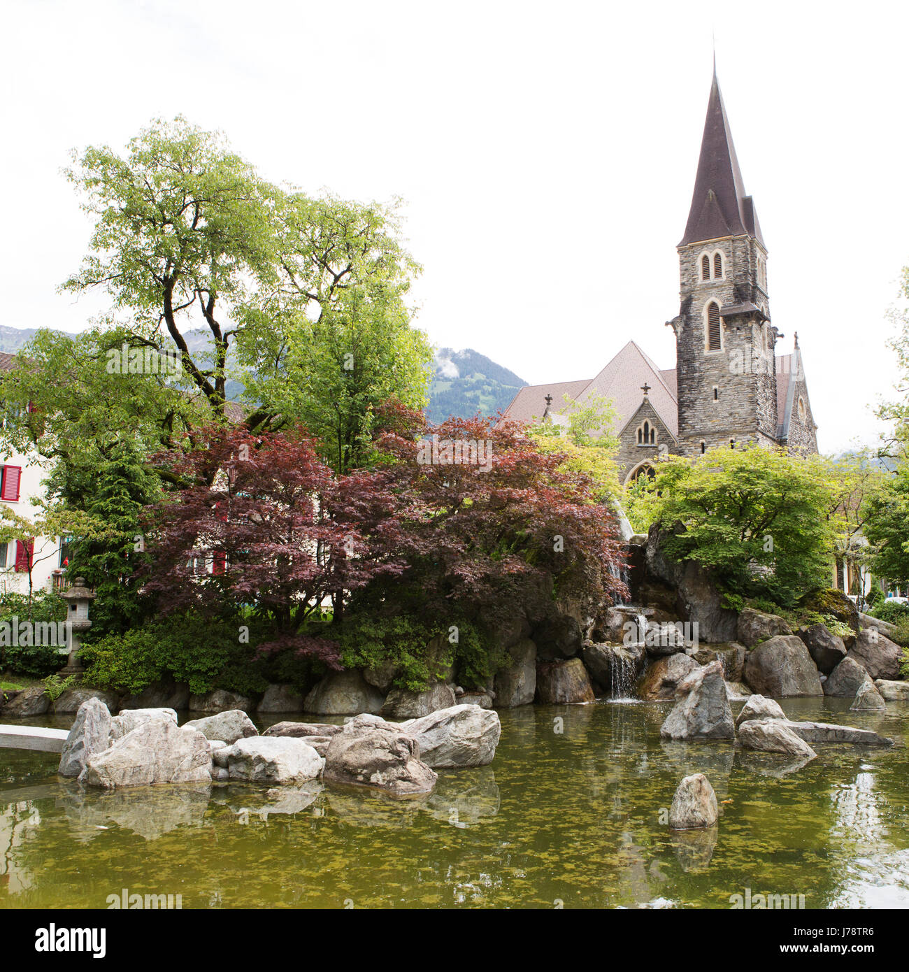 Interlaken castle hi-res stock photography and images - Alamy