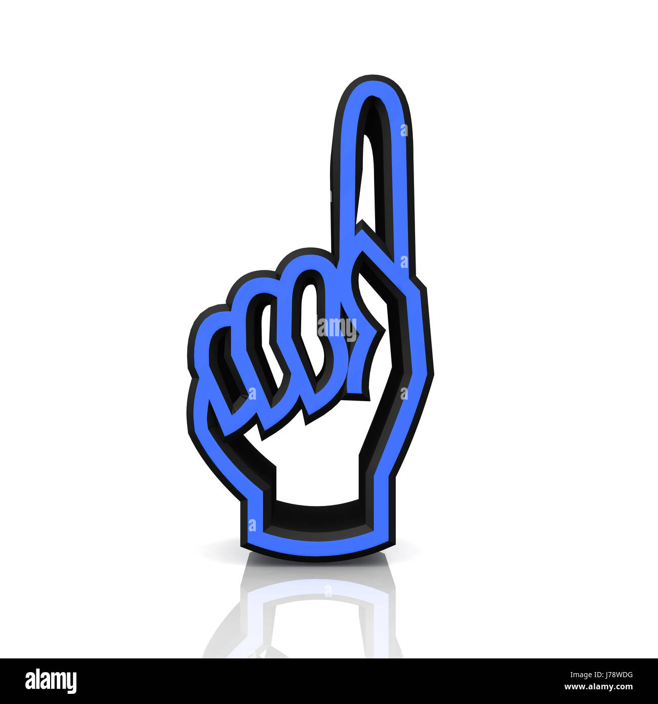 sign signal blue hand finger forefinger high pressure area pictogram ...