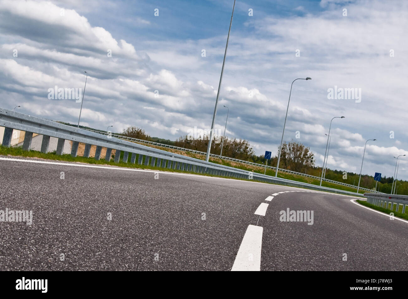 horizon asphalt route motorway highway curve road path way street line ...