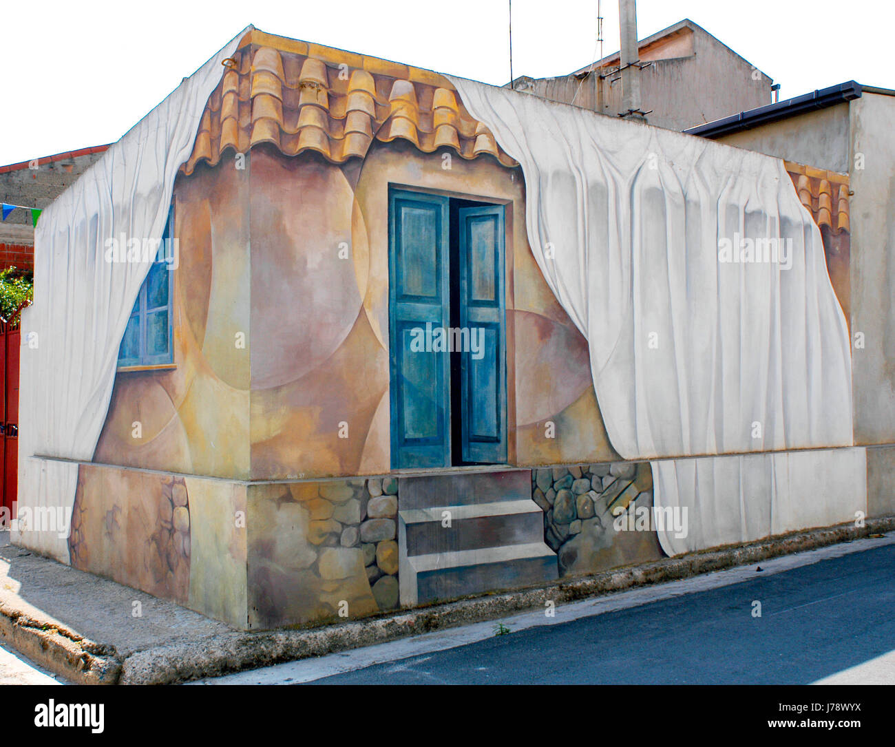 house building painting wall style of construction architecture ...