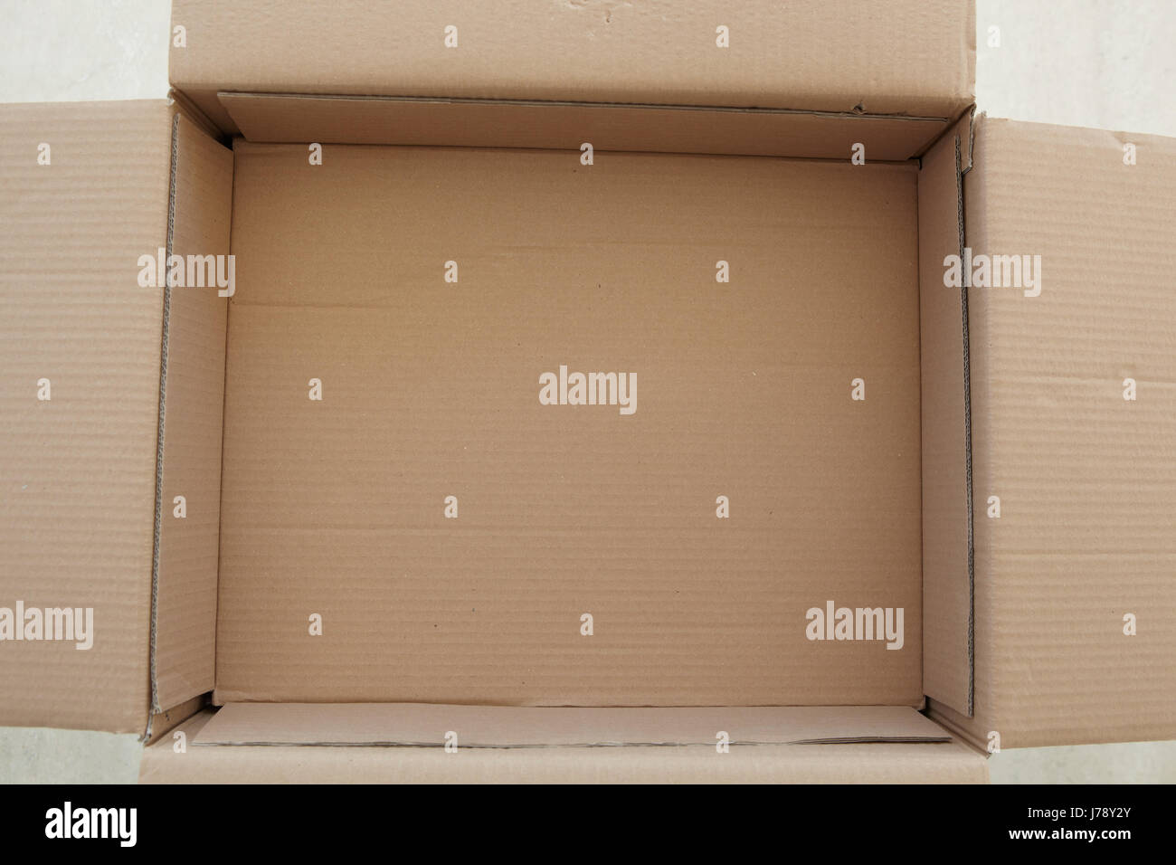 Unfolded box hi-res stock photography and images - Alamy