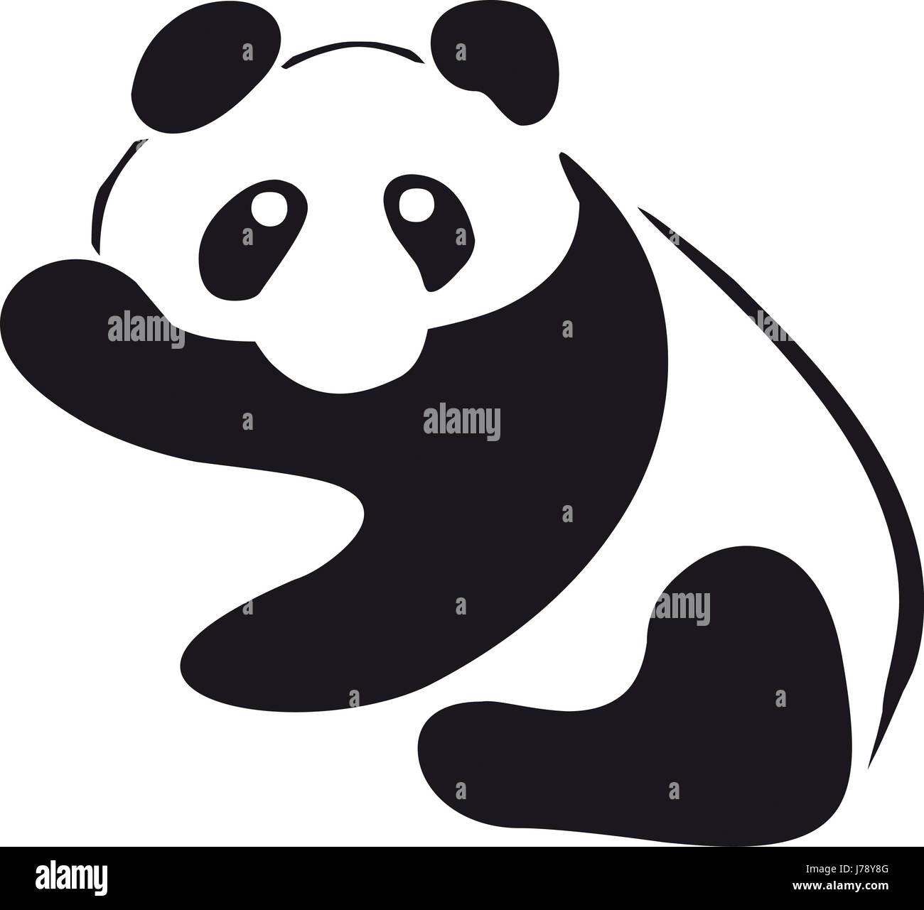 animal bear illustration panda art model design project concept plan ...