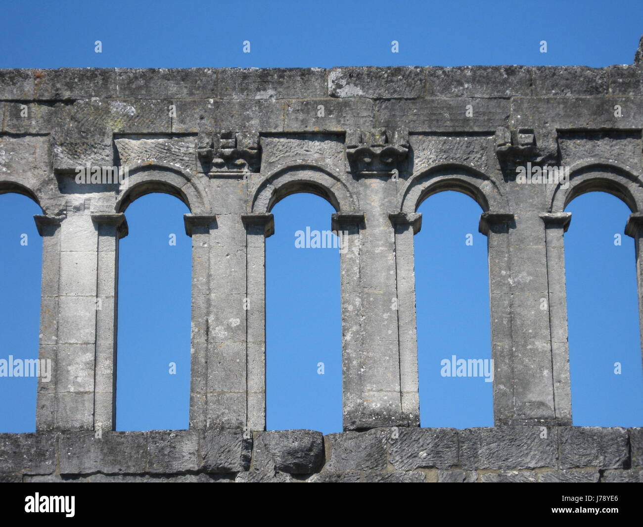 france roman burgundy blue historical city town stone antique arc black ...