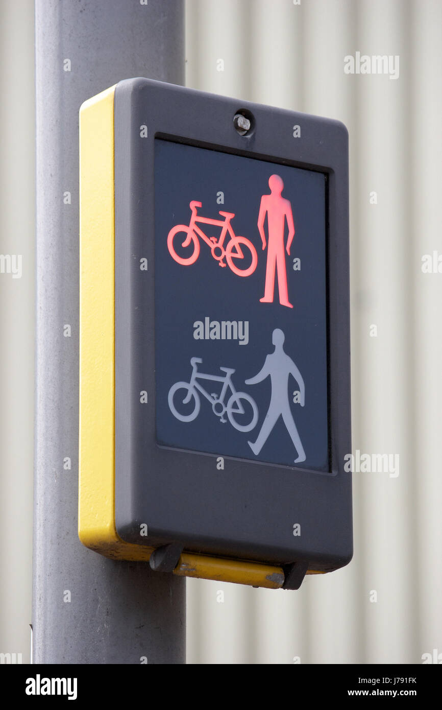sign crossing security safety green pedestrian box boxes cyclist design ...