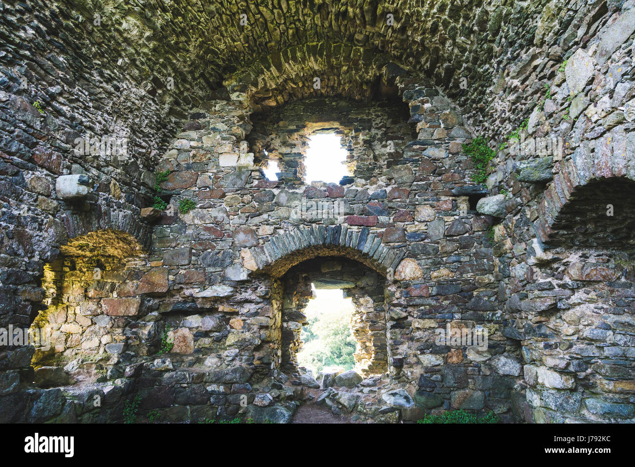 Inside Castle Ruins