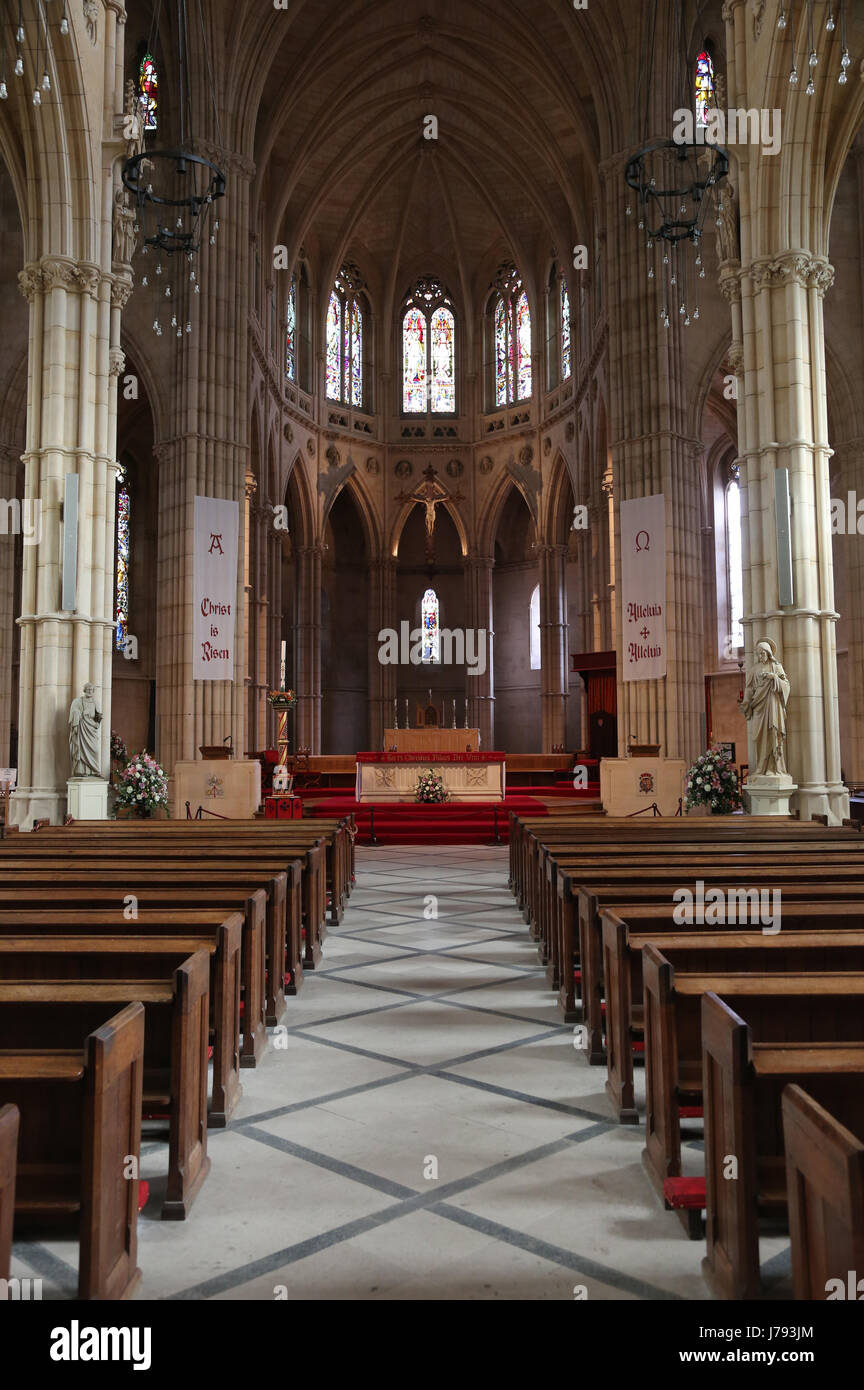 Interior cathedral church holy spirit hi-res stock photography and ...