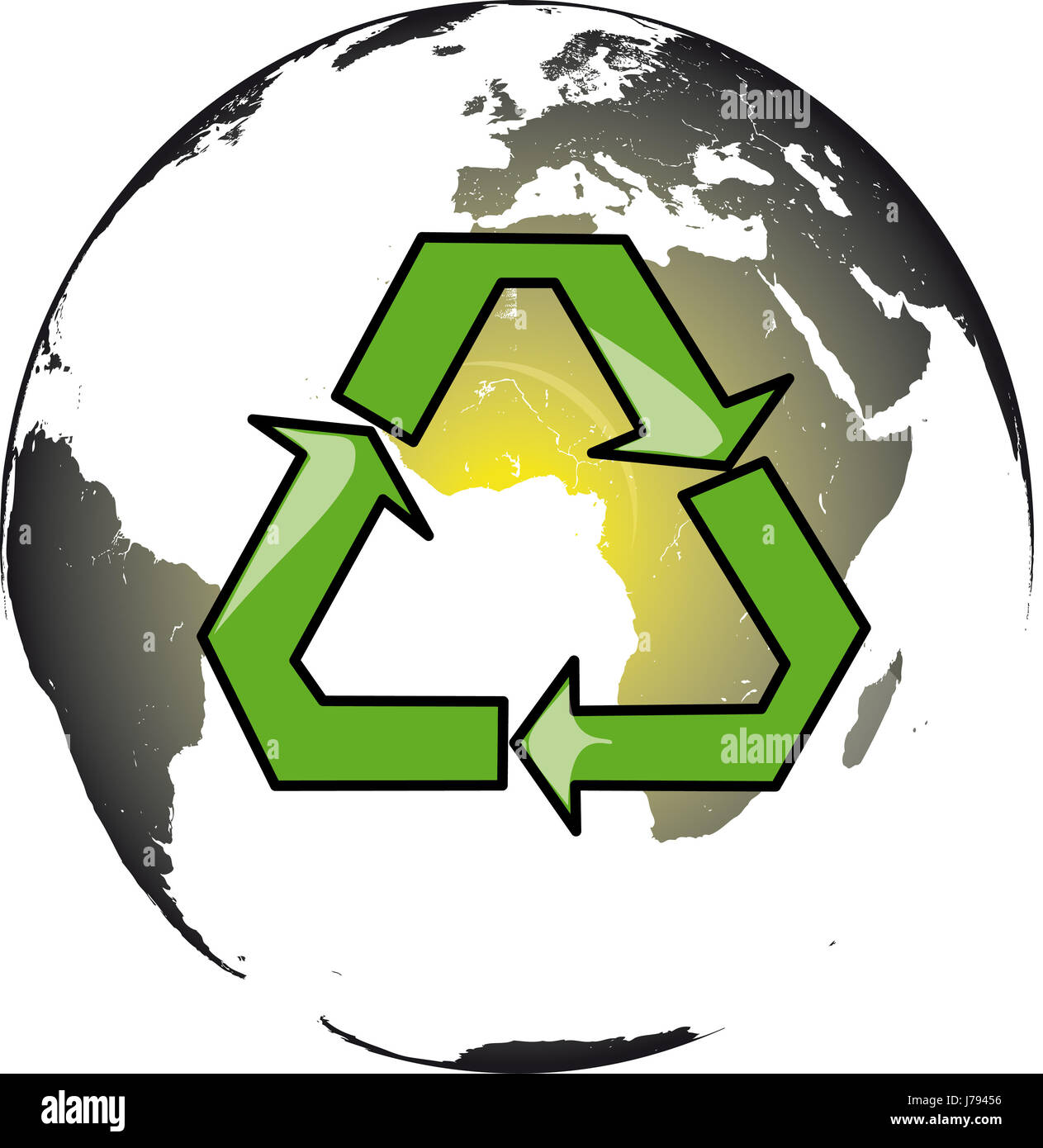 ecology globe planet earth world pictogram symbol pictograph trade ...