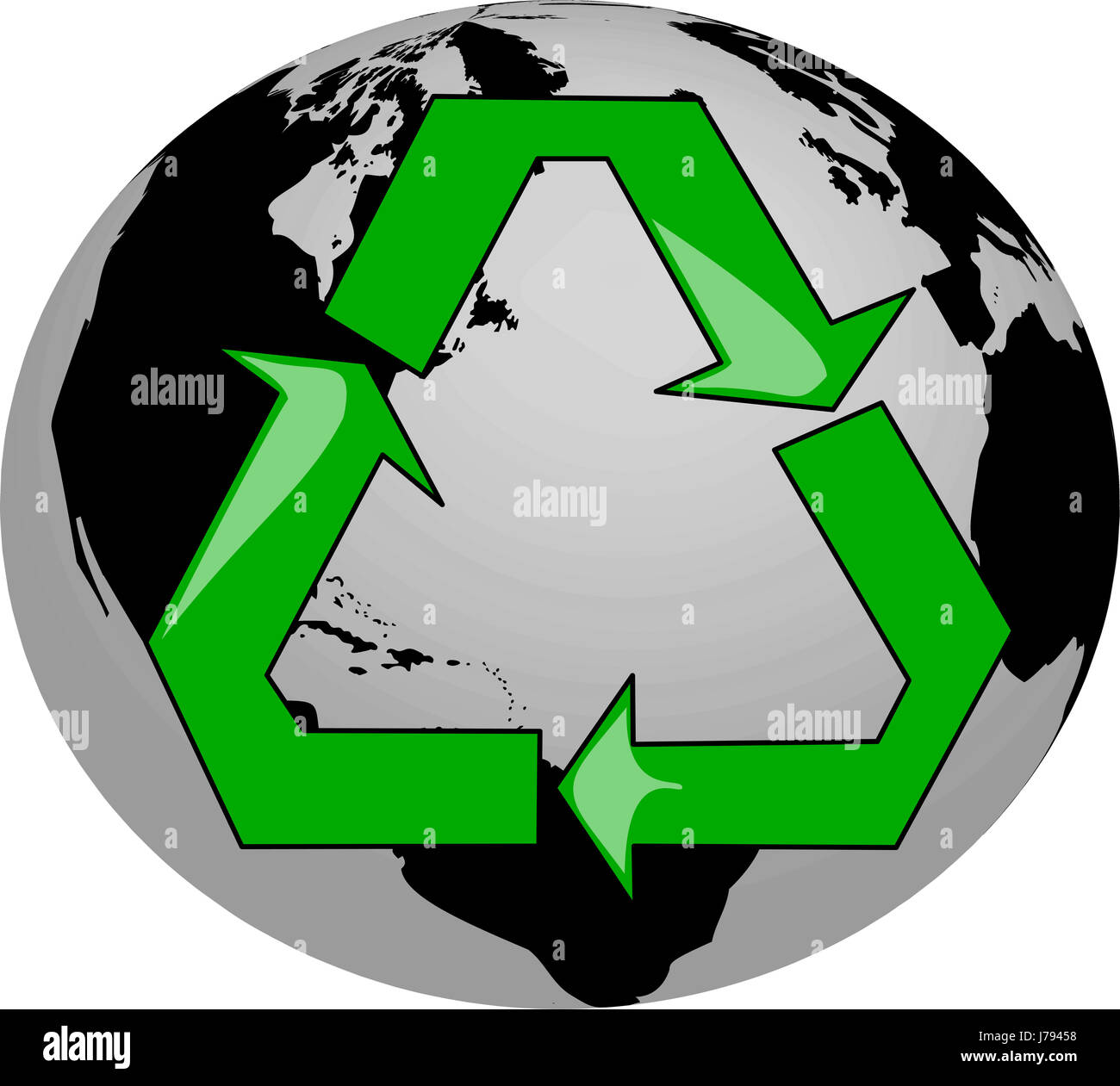 ecology globe planet earth world pictogram symbol pictograph trade ...
