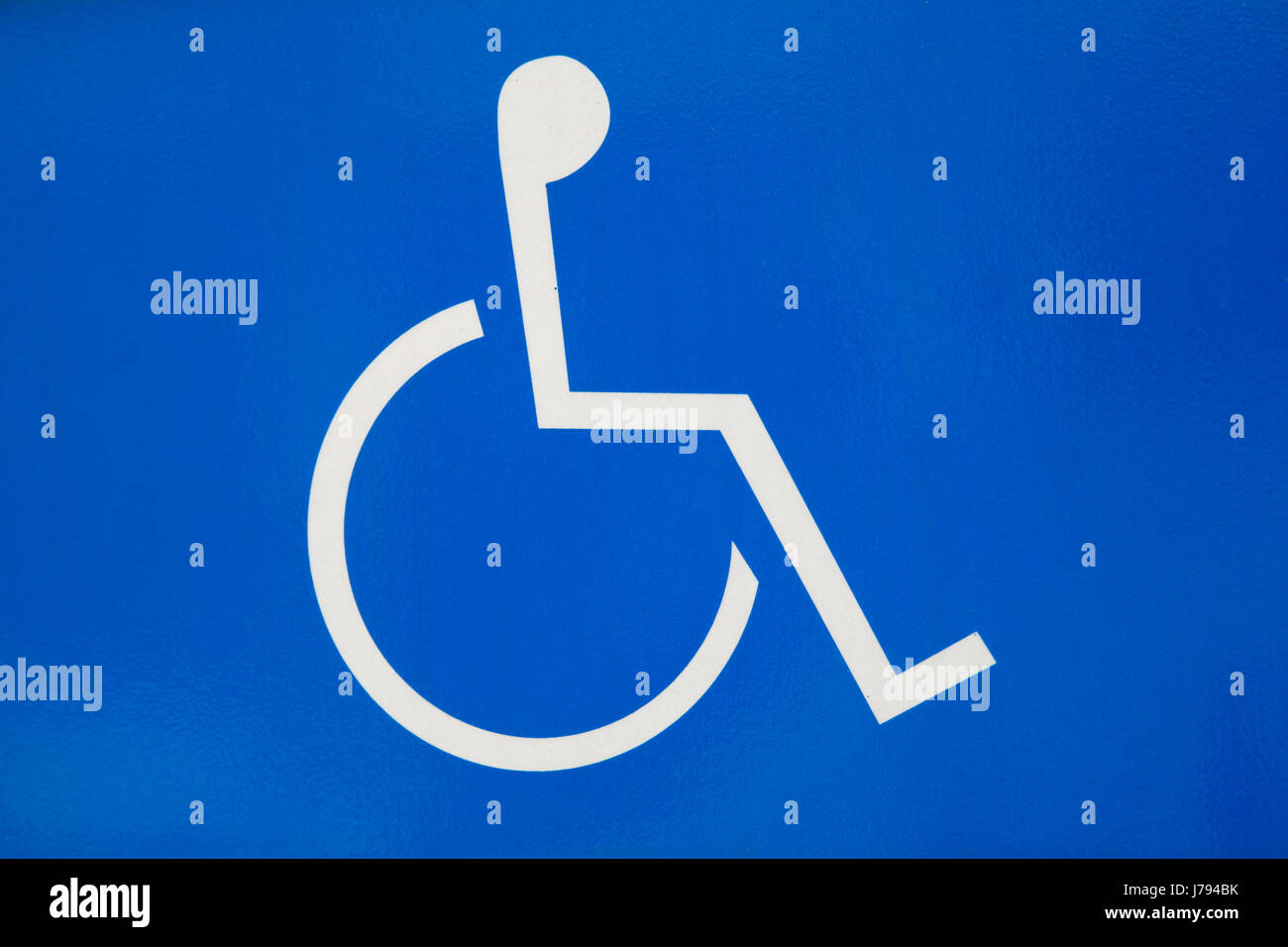 equal mobility opportunity disabled sign blue wheelchair movement ...
