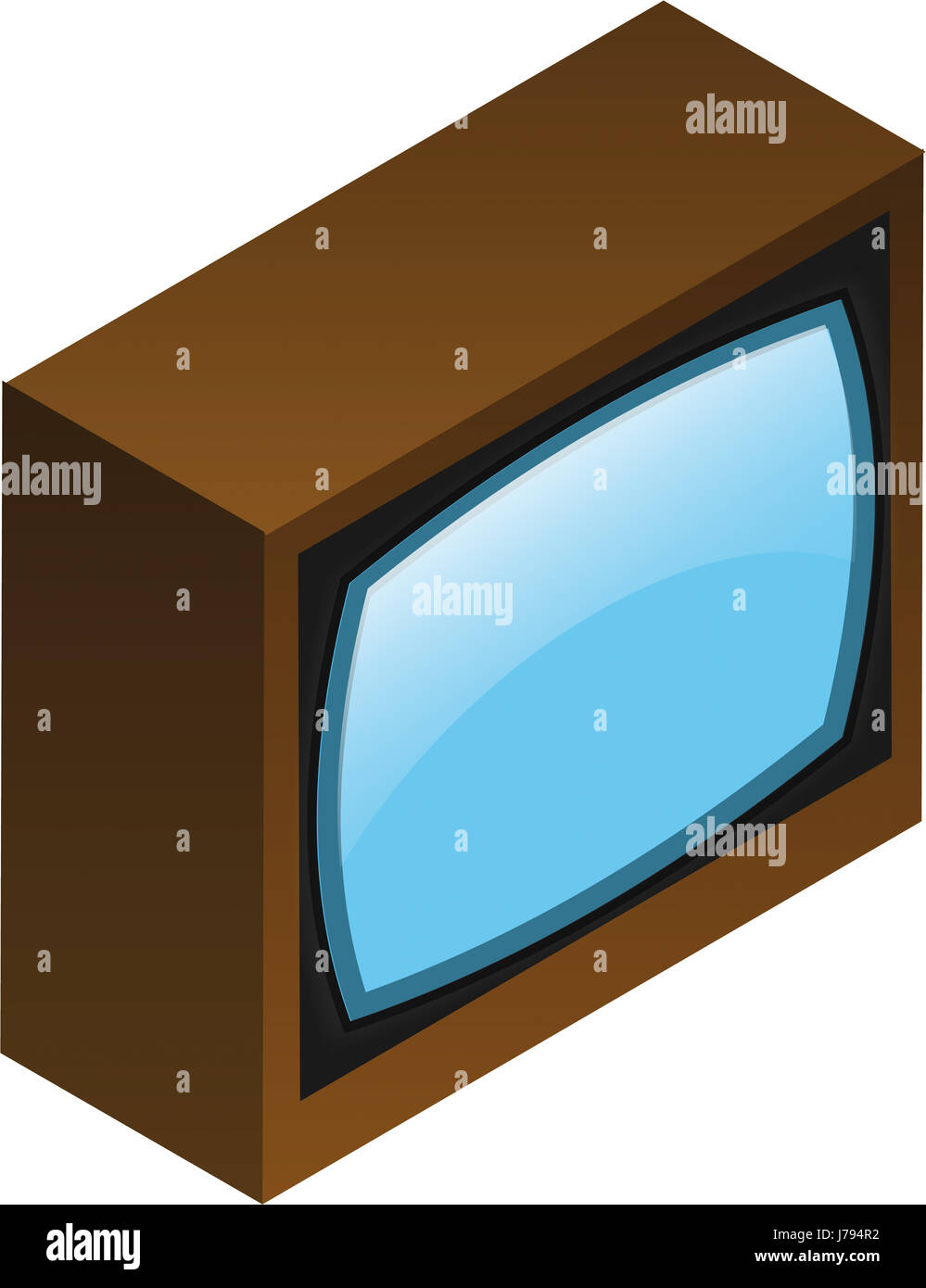 Retro television illustration hi-res stock photography and images - Alamy