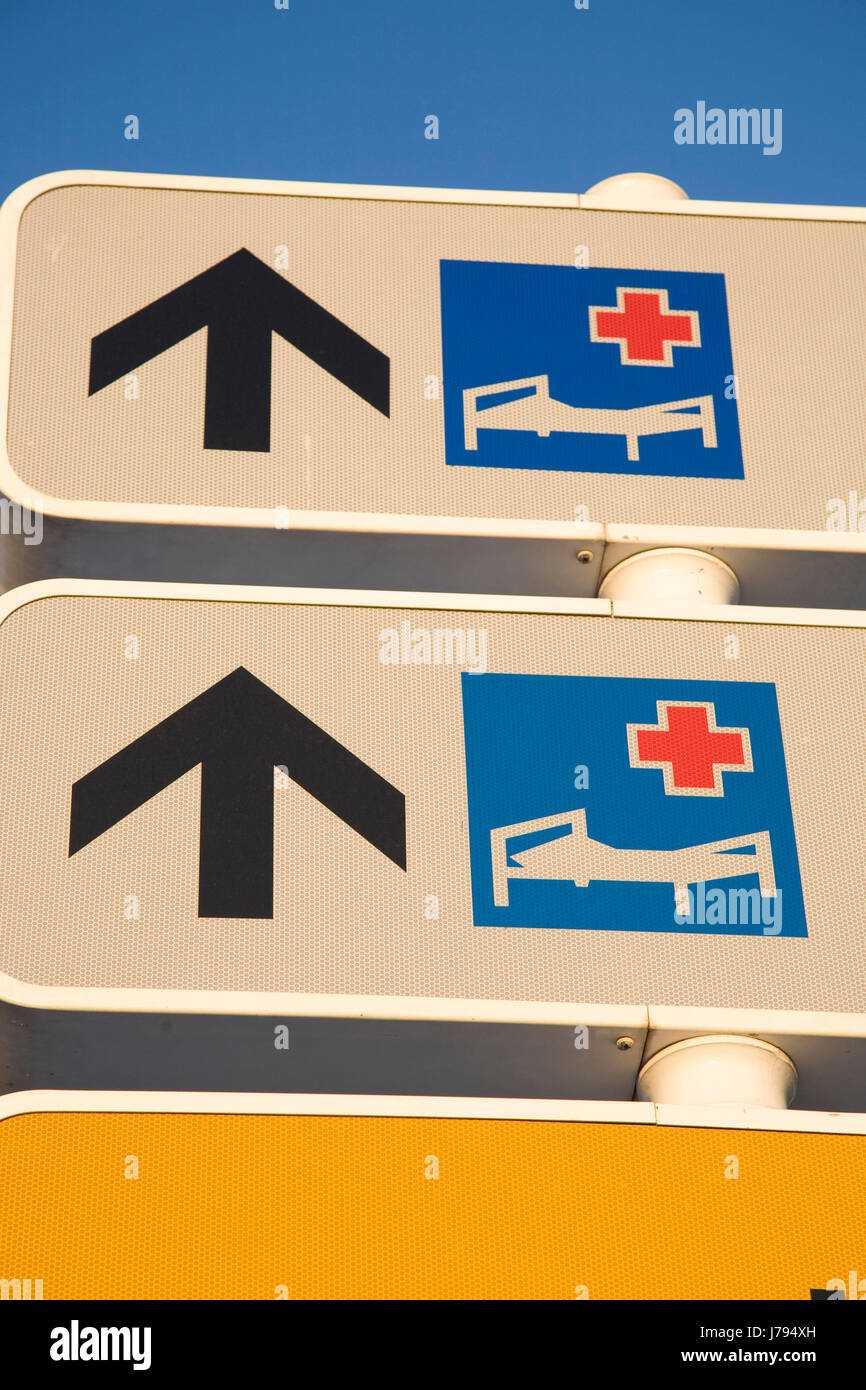 sign signal health traffic transportation bed emergency hospital urban ...