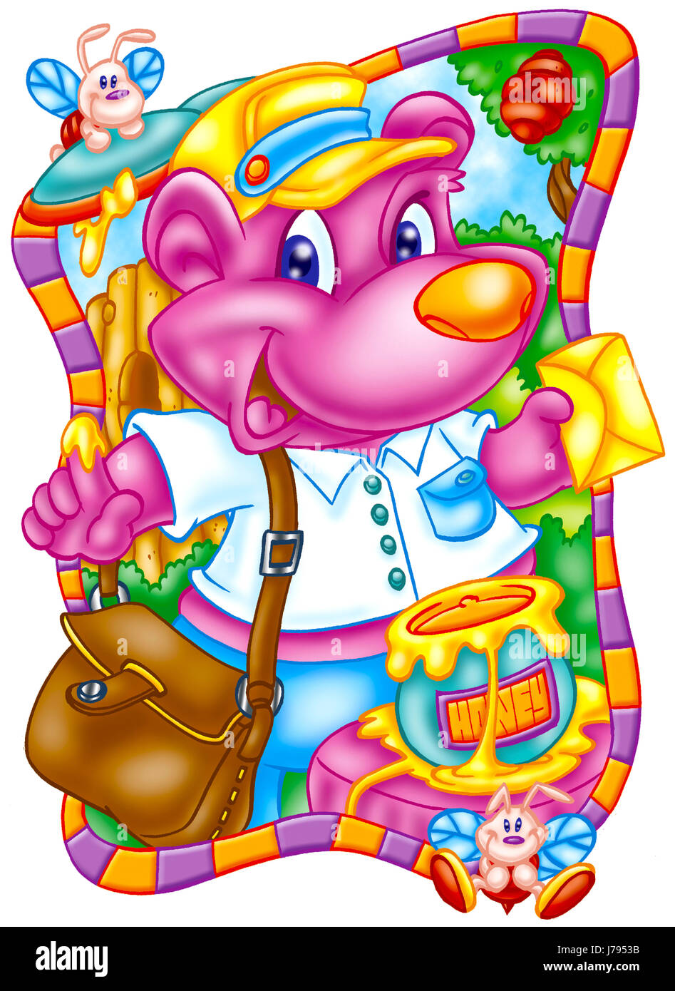 animals illustration cartoons art game tournament play playing plays ...