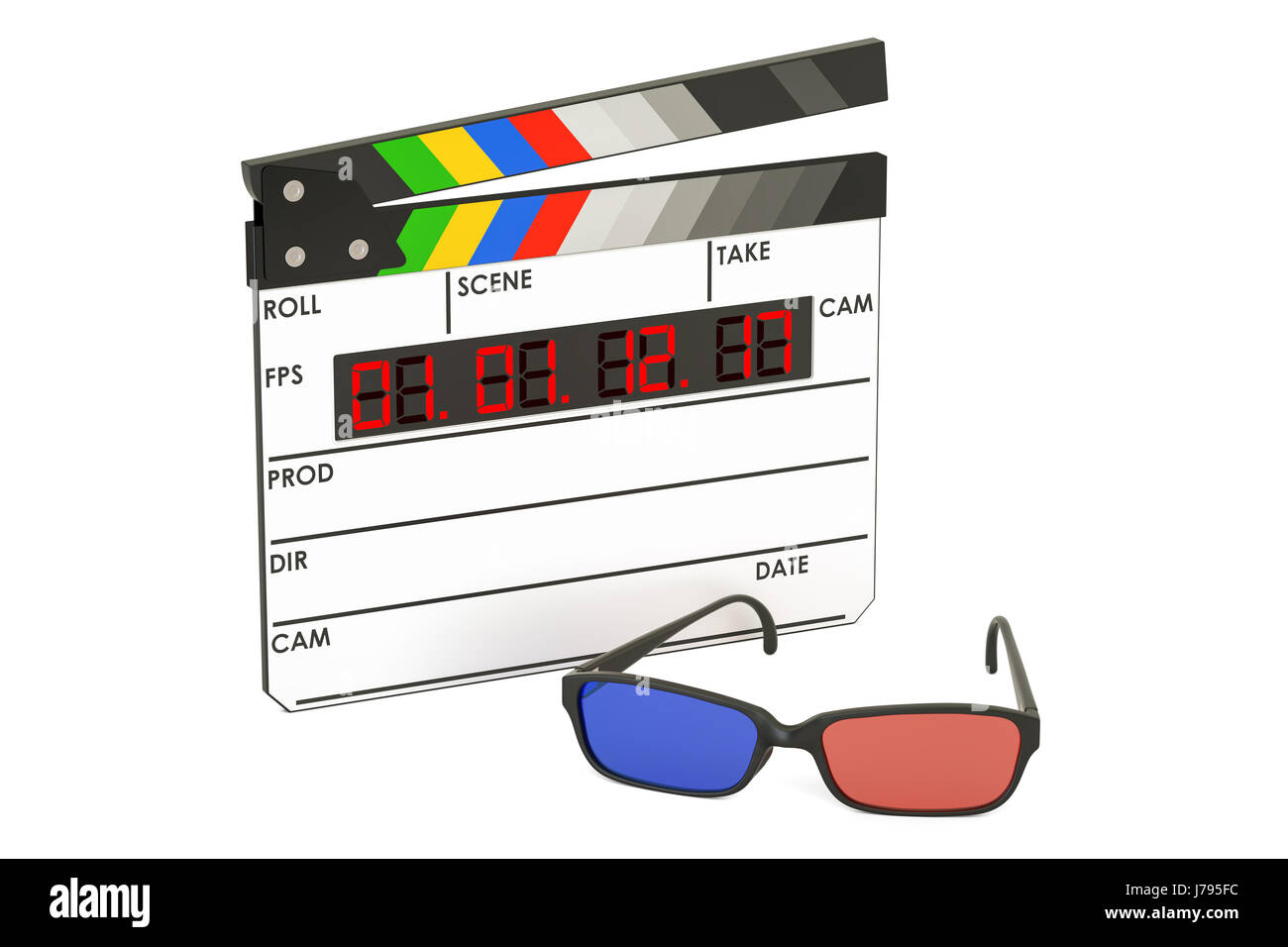 Digital clapperboard Cut Out Stock Images & Pictures - Alamy