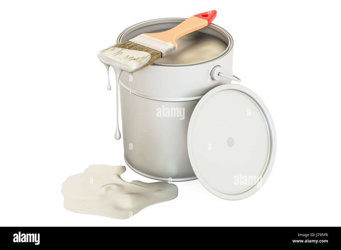 Silver metallic paint hi-res stock photography and images - Alamy