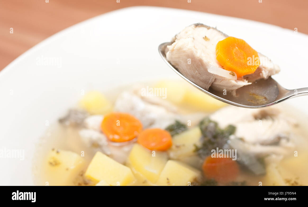 russian fish soup Stock Photo - Alamy
