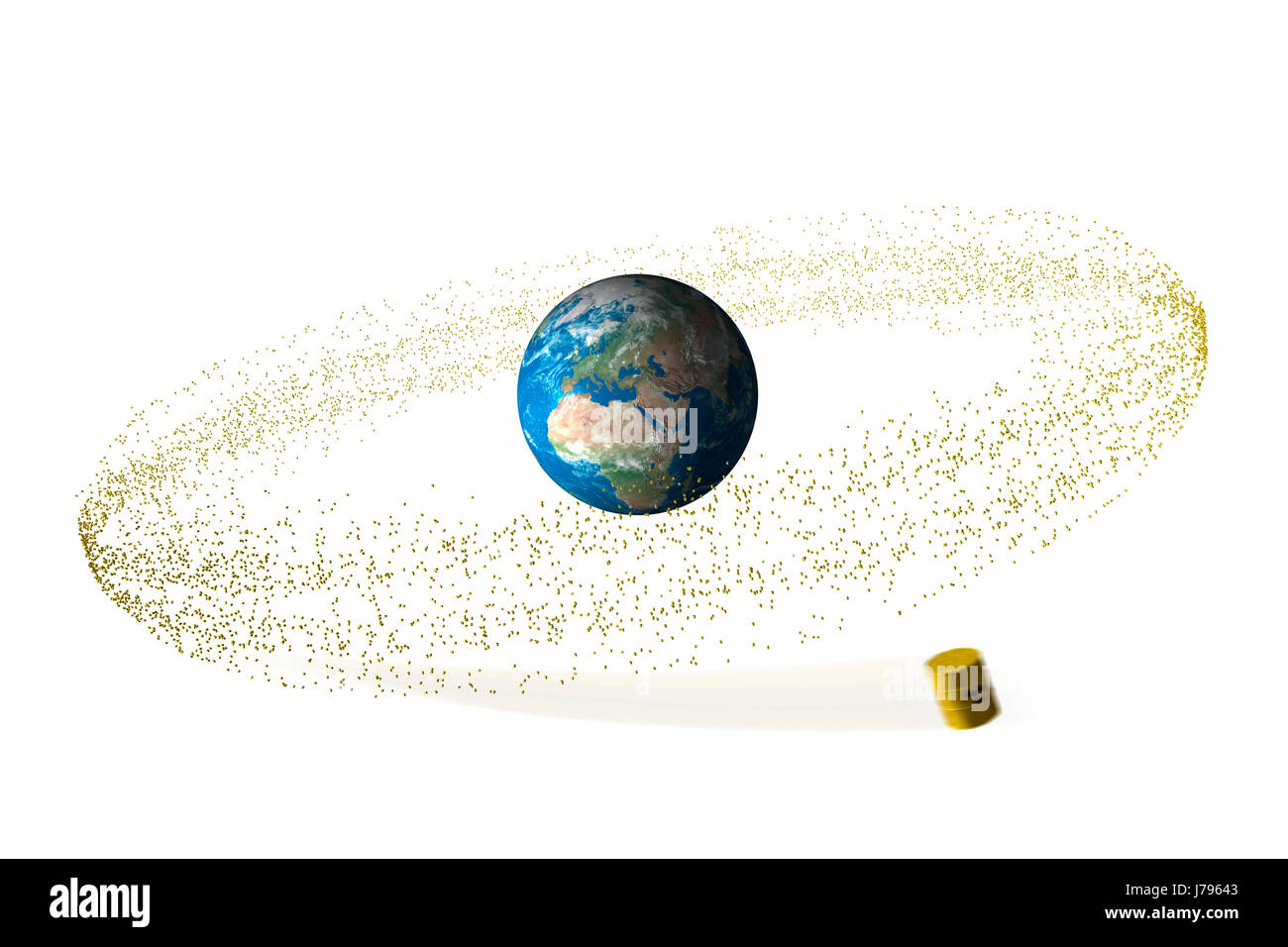 Waste orbit planet earth hi-res stock photography and images - Alamy