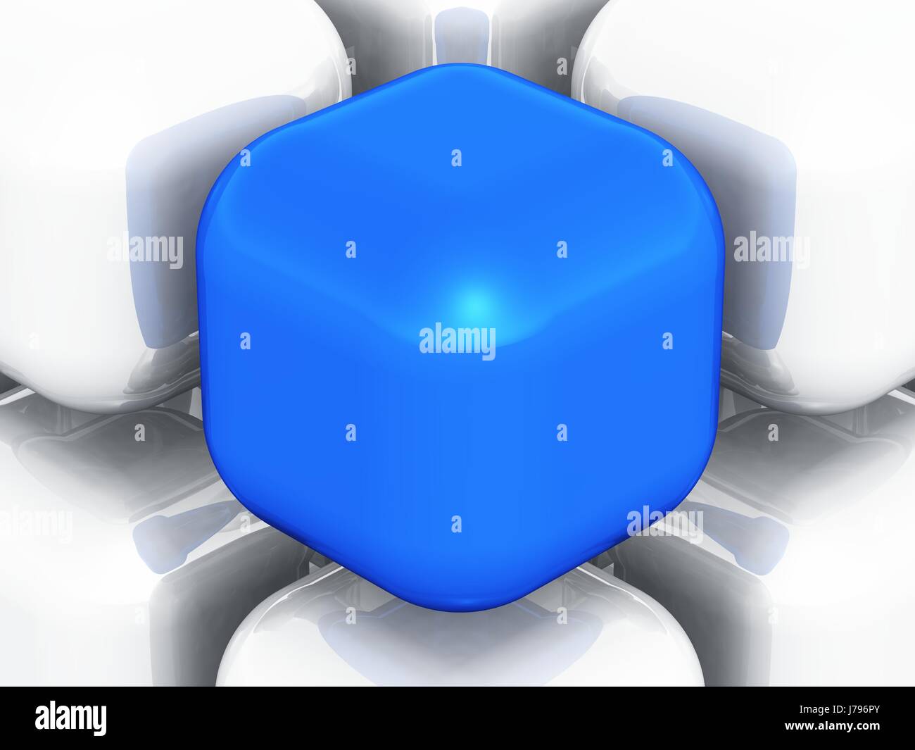blue cube 22 Stock Photo - Alamy
