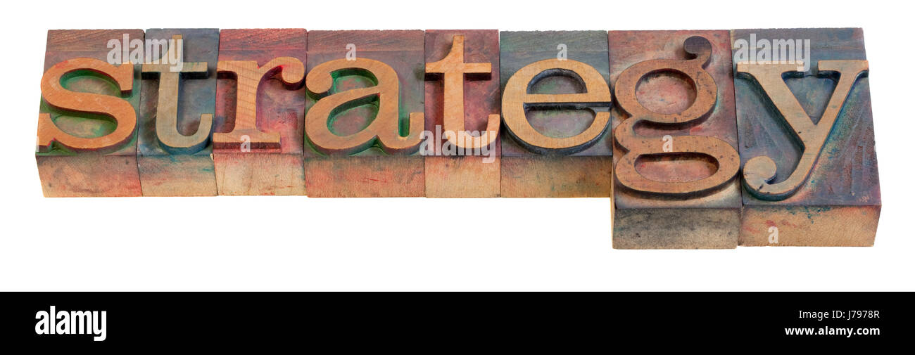 strategy word tactics type strategy model build design project concept ...