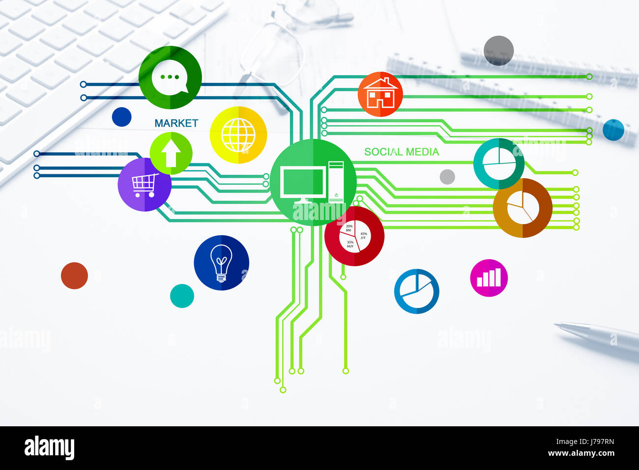 Interface design for mobile and web application Stock Photo - Alamy