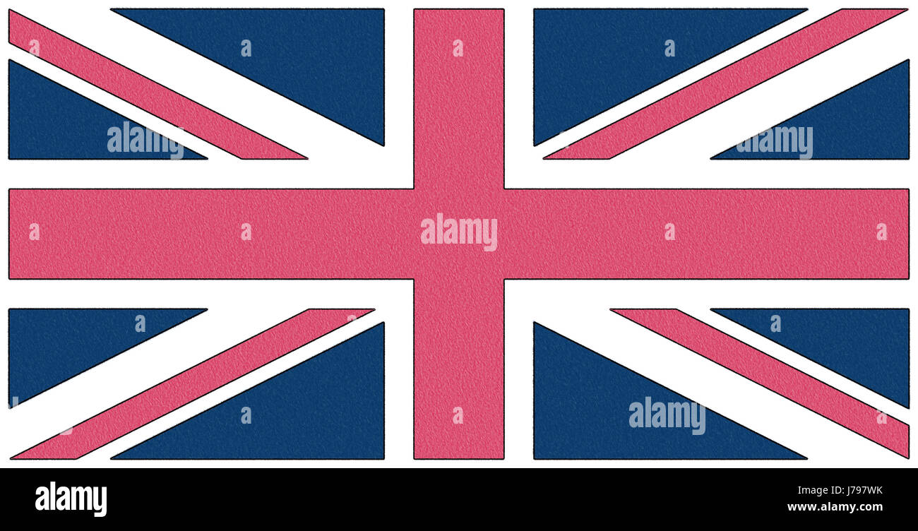 illustration flag national country united kingdom crayon colour pastel ...