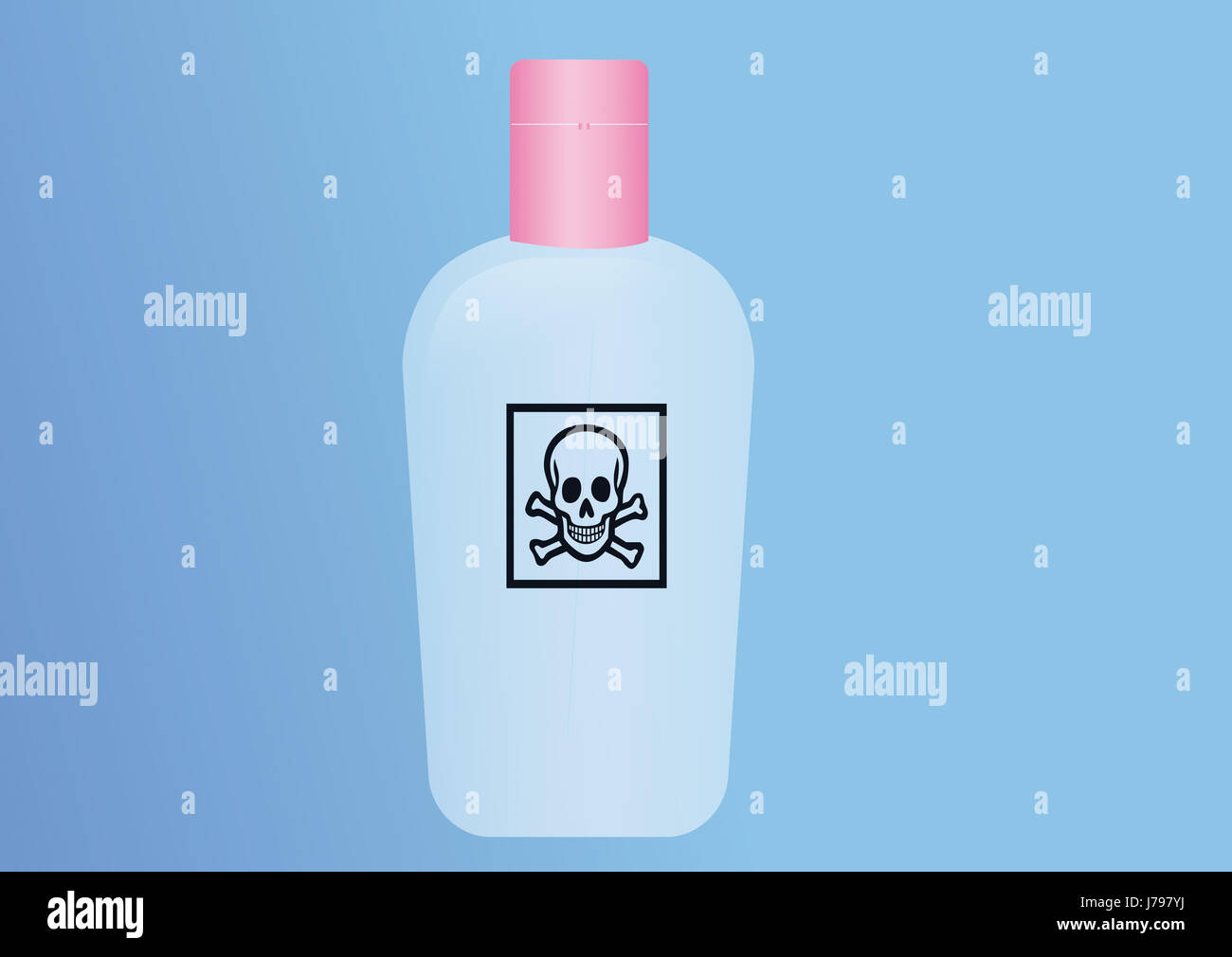 Bottle poison illustration hi-res stock photography and images - Alamy