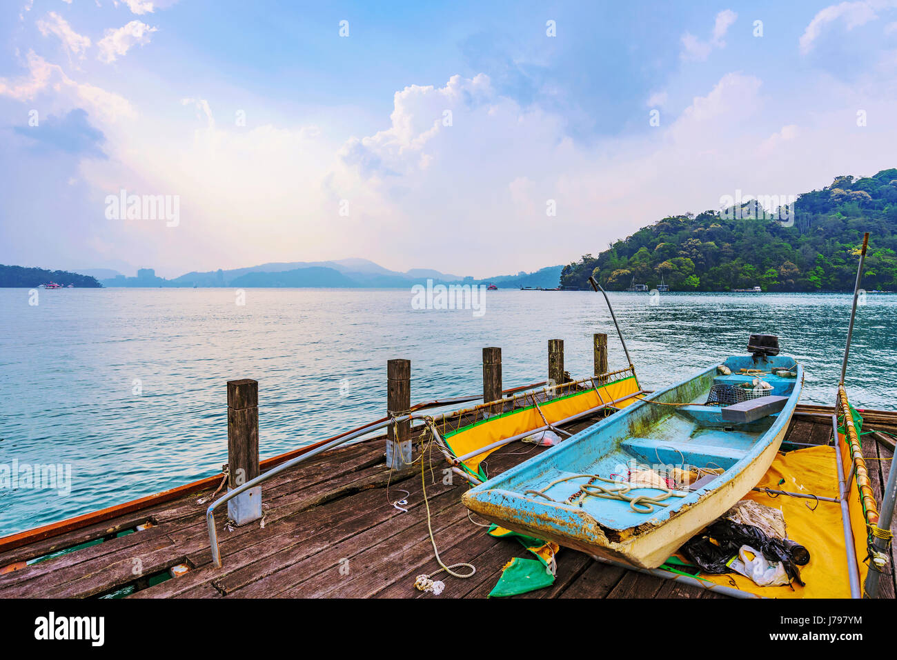 Taiwan sun moon lake fishing hi-res stock photography and images - Alamy