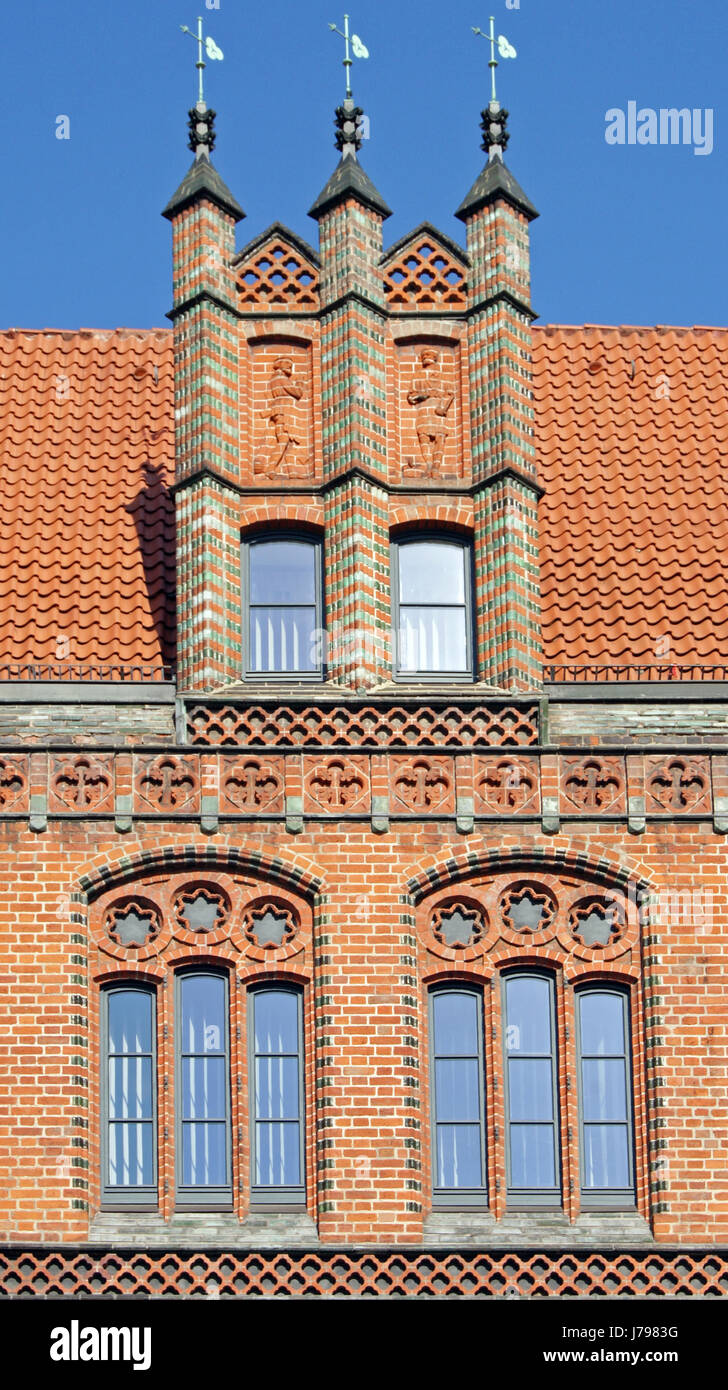 facade - old town hall Stock Photo - Alamy
