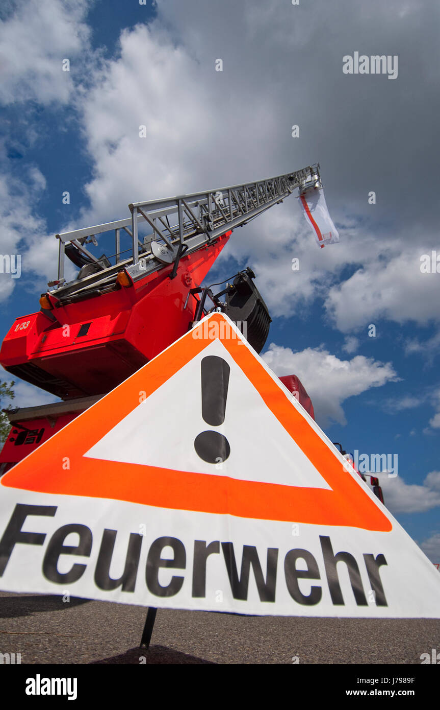 emergency fire brigade assistance help support aid sign signal fire ...