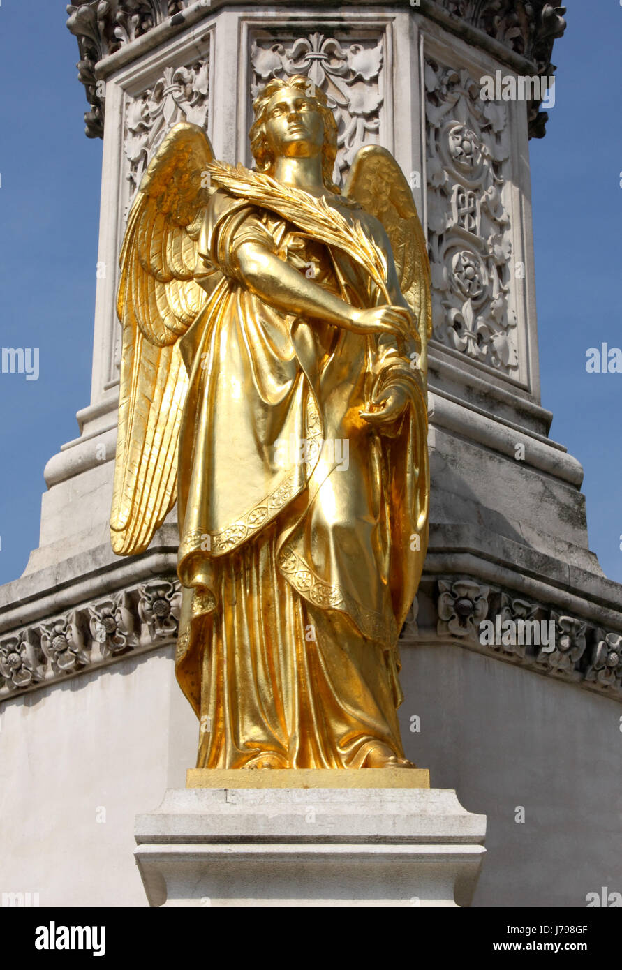 angel statue golden architecture christianity column monument sculpture ...