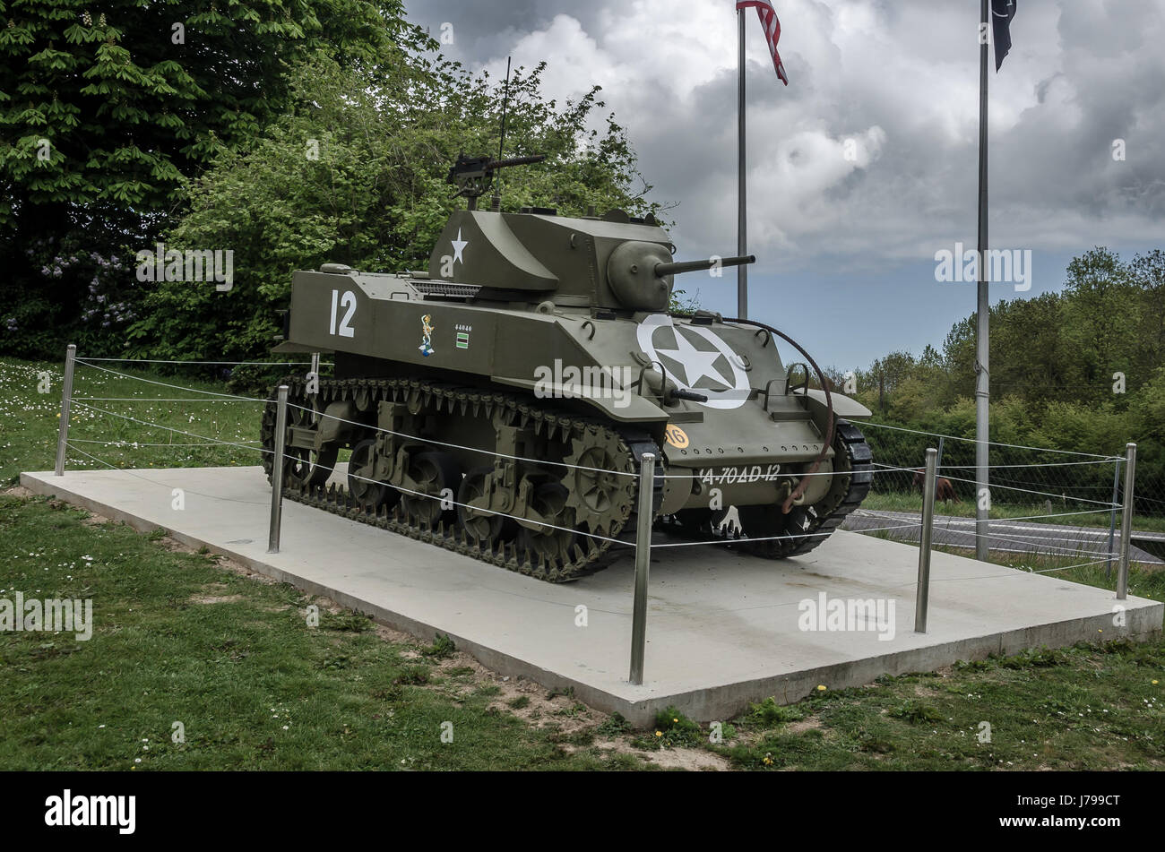 American sherman tank museum battle hi-res stock photography and images ...