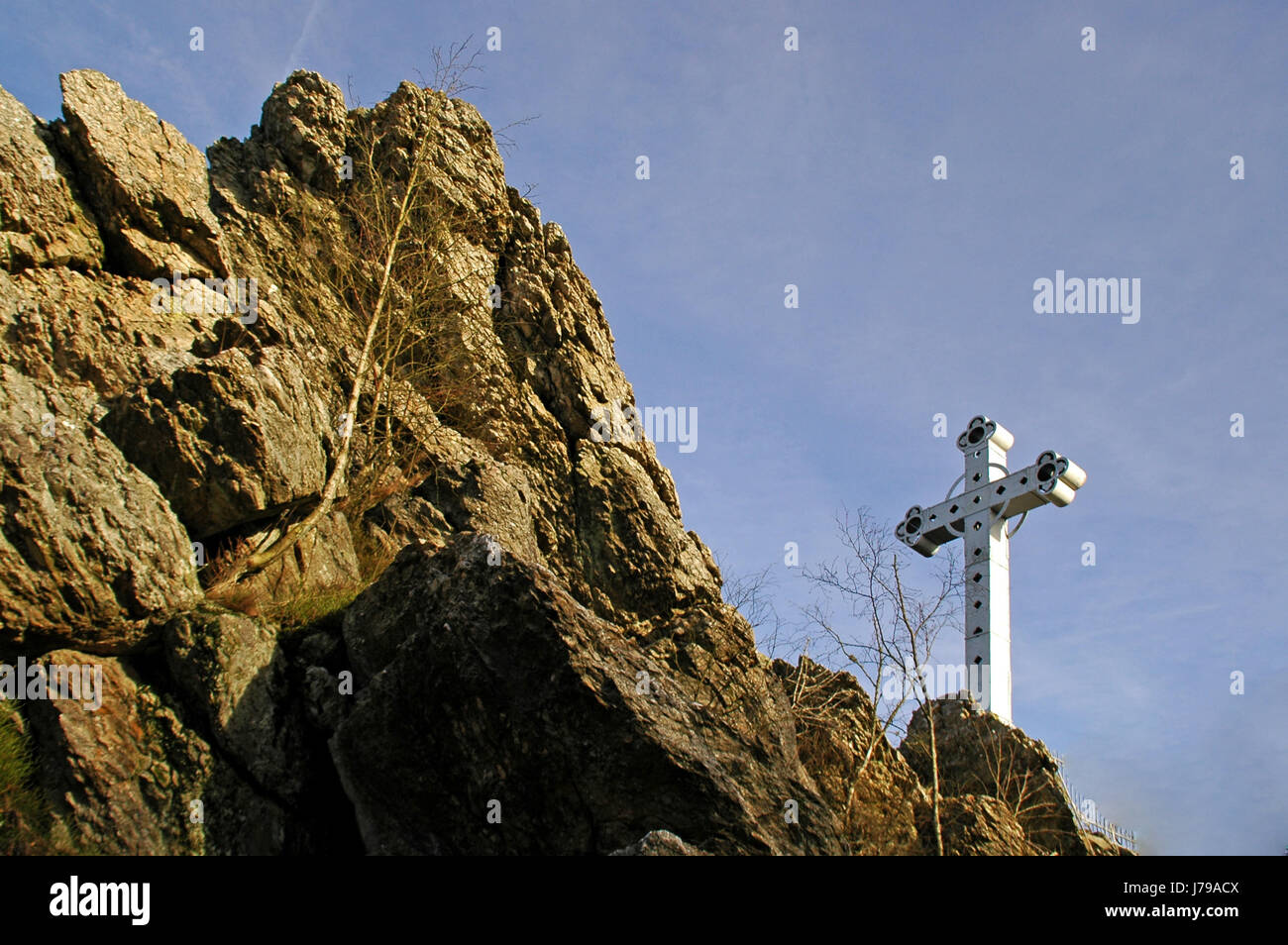 cross rock mountain stone cross rock belgium natural preserve mountain ...