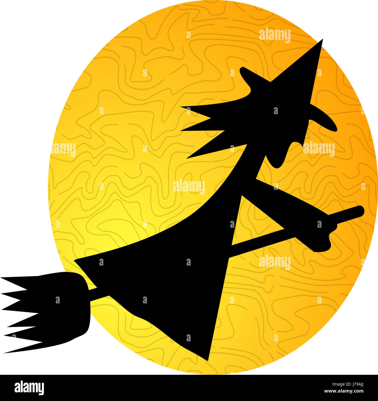 fantasy illustration halloween witch woman laugh laughs laughing twit ...