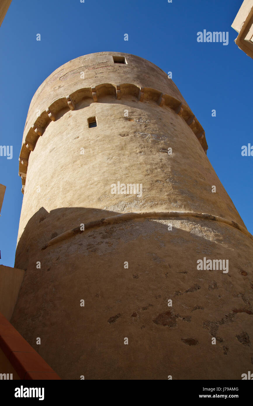 blue house building tower city town colour hill mountains five europe ...