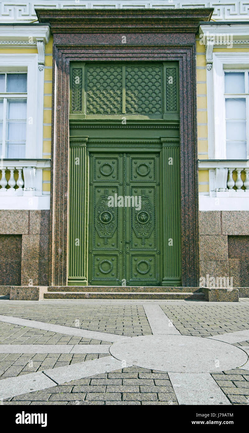 antique arch entrance door wall palace building house building ...