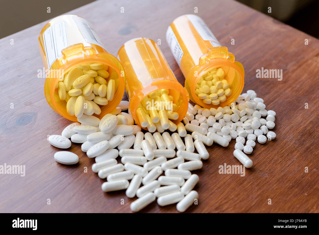Multiple medications for chronic illness spilling out of prescription ...