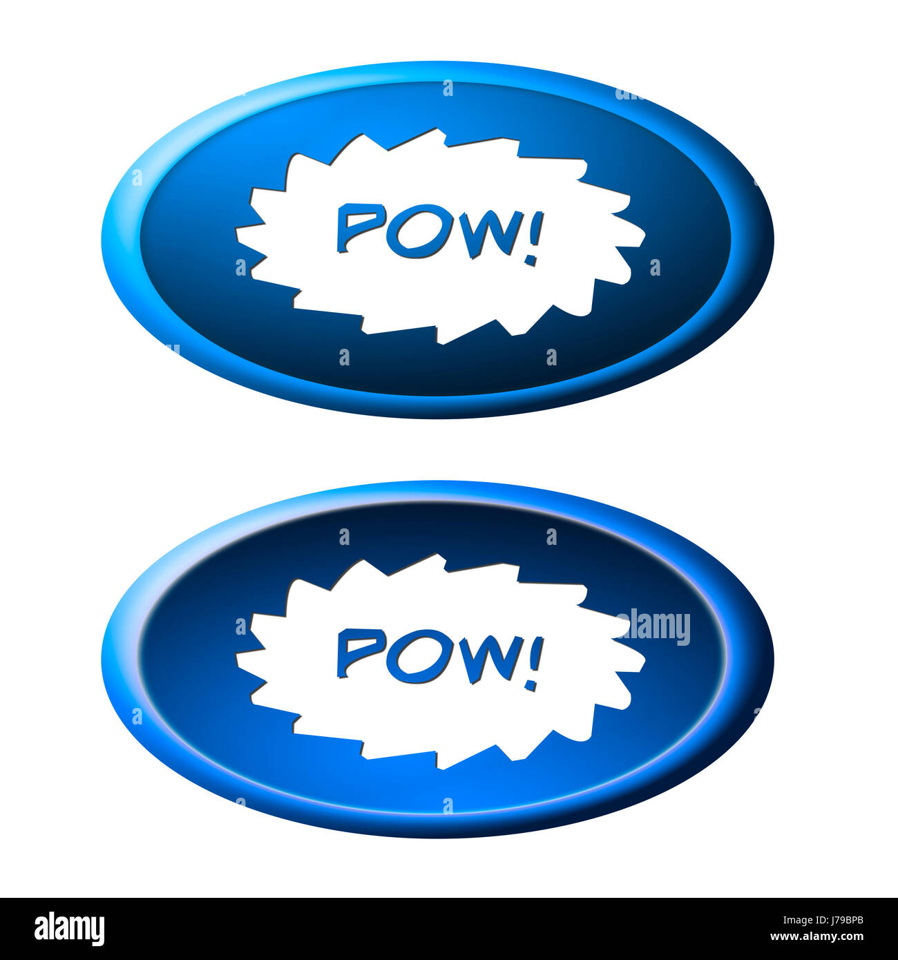 Pow button hi-res stock photography and images - Alamy