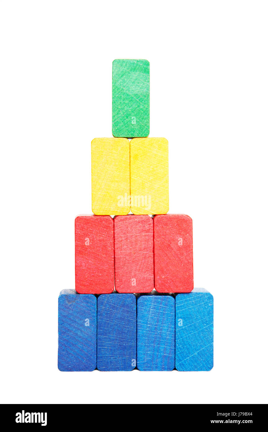 toy pyramid brick shape blocks wooden design shaping formation model ...