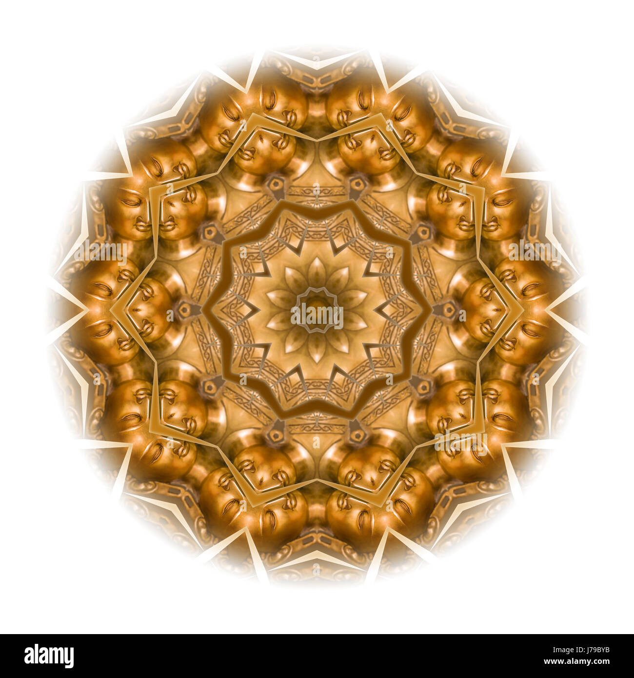 buddha inside mandala 01 Stock Photo - Alamy