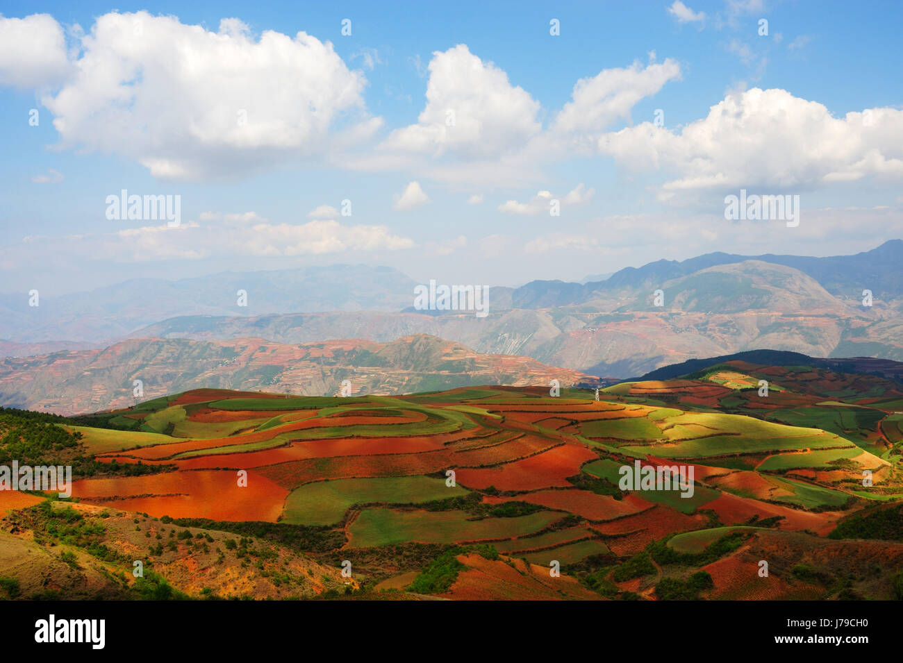asia field china land landscape scenery countryside nature realty ...
