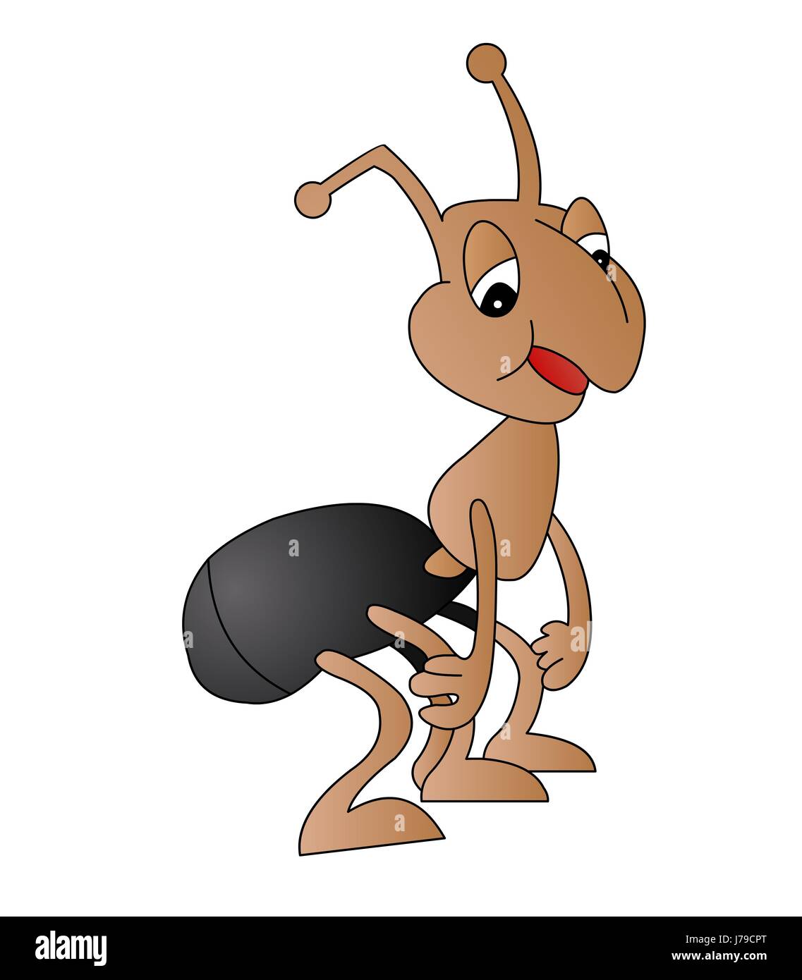 Ant illustration Cut Out Stock Images & Pictures - Alamy