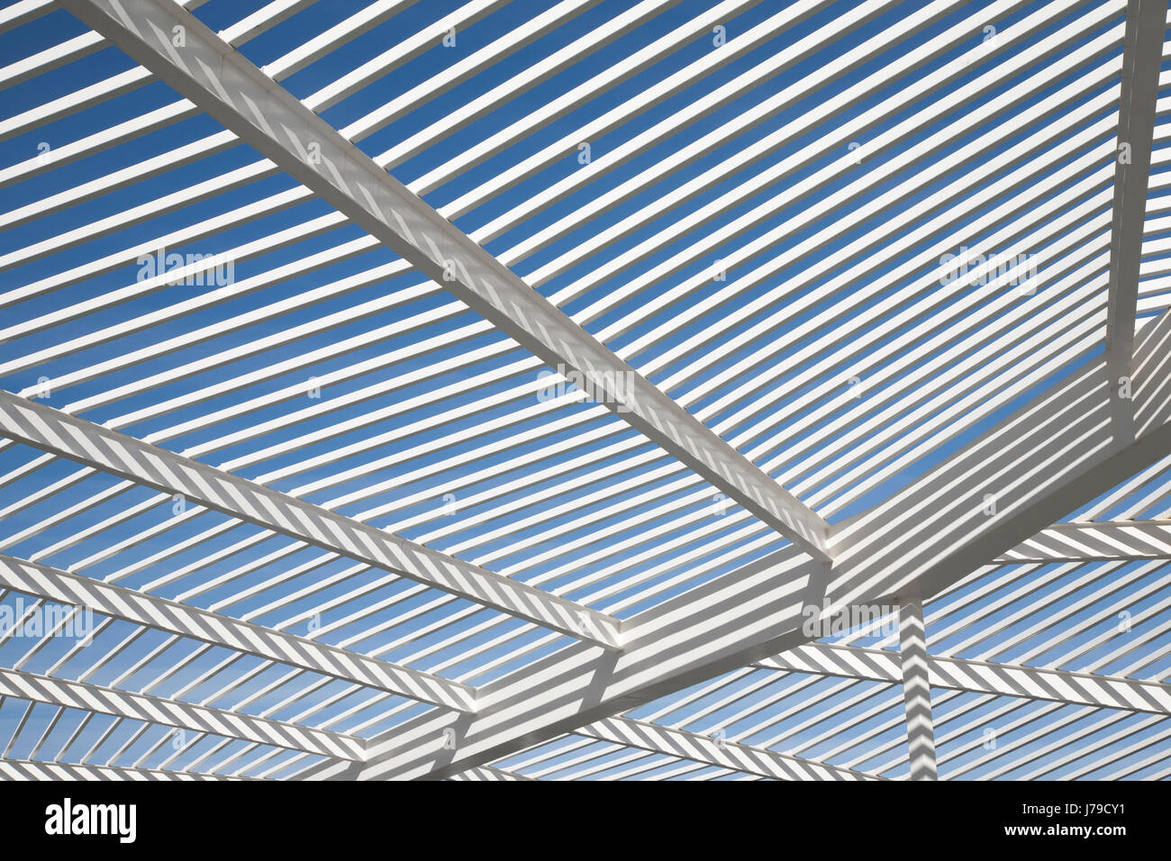 white structure diagonal tilt angle light,shade blue design pattern ...