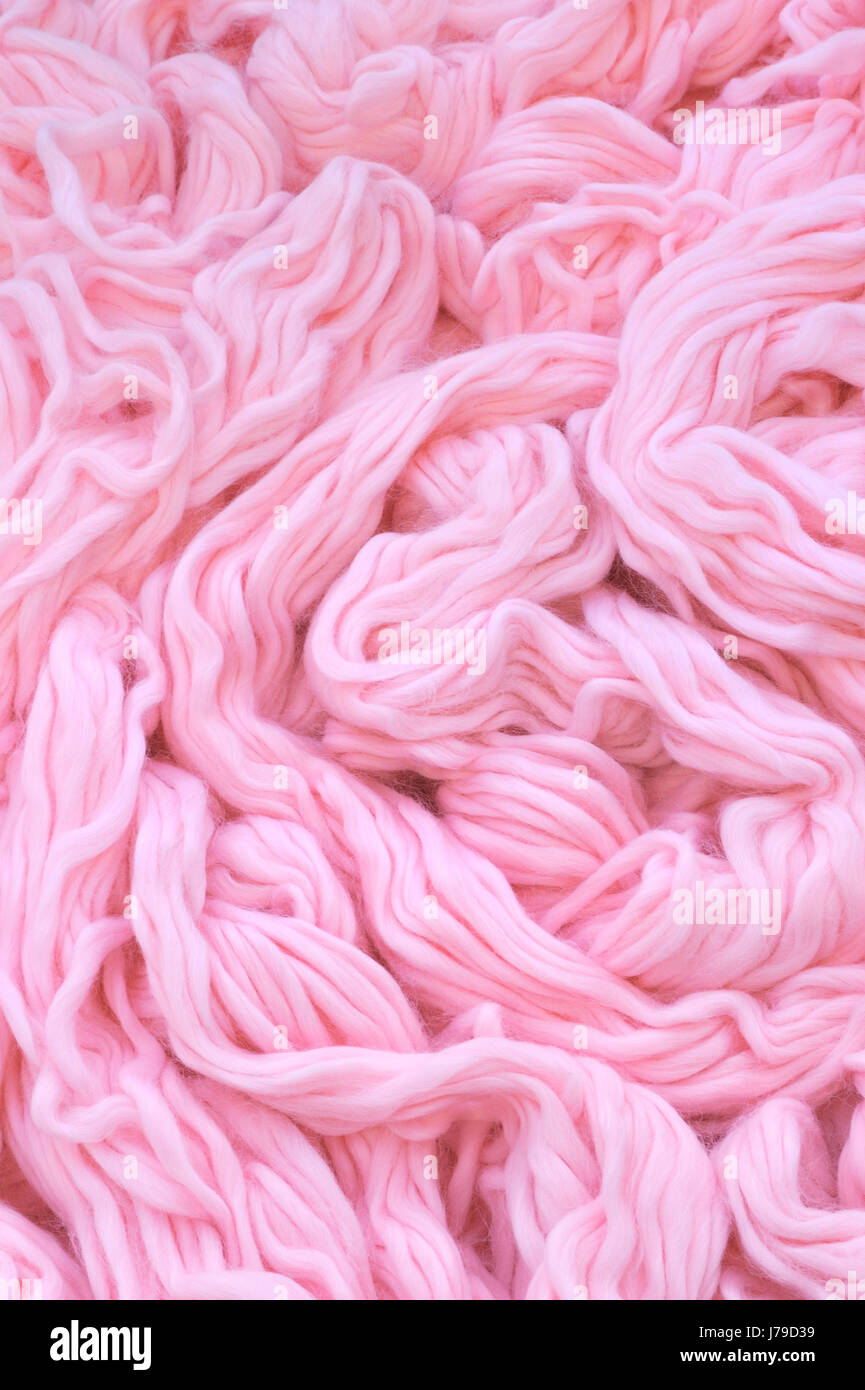 wool heap died pile backdrop background pink raw arrangement object ...