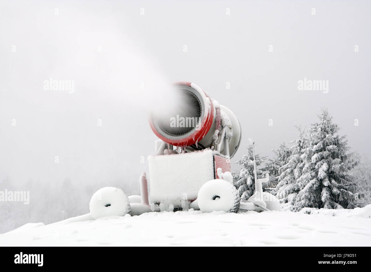 snowblower in action Stock Photo - Alamy