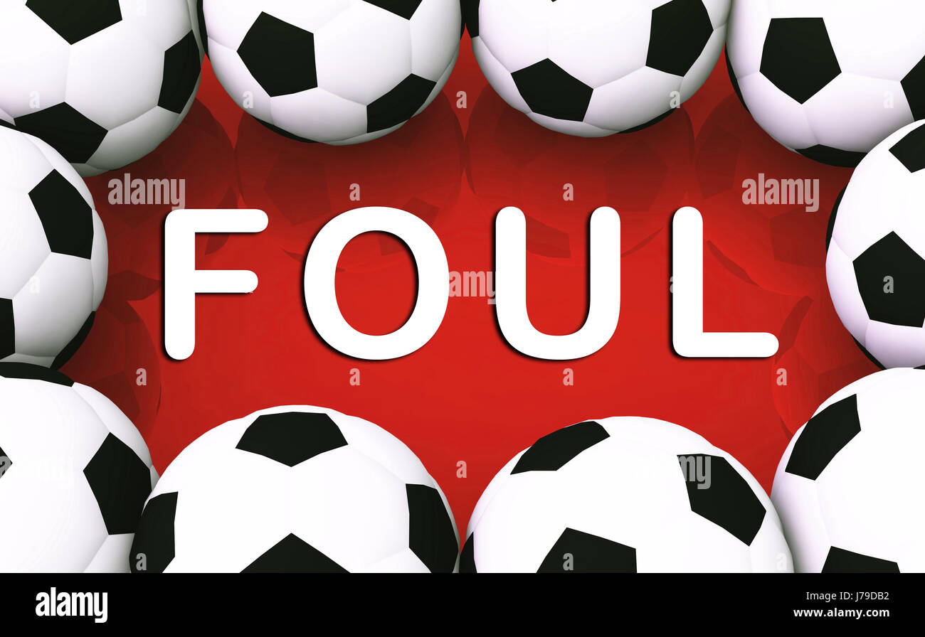 soccer concept - foul Stock Photo - Alamy