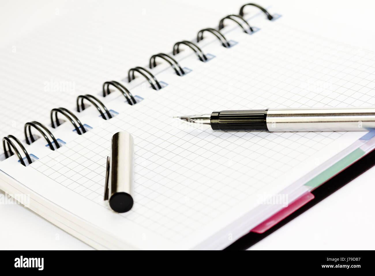 fountain notebook sheet of paper paper pen style pencil blue note memo ...