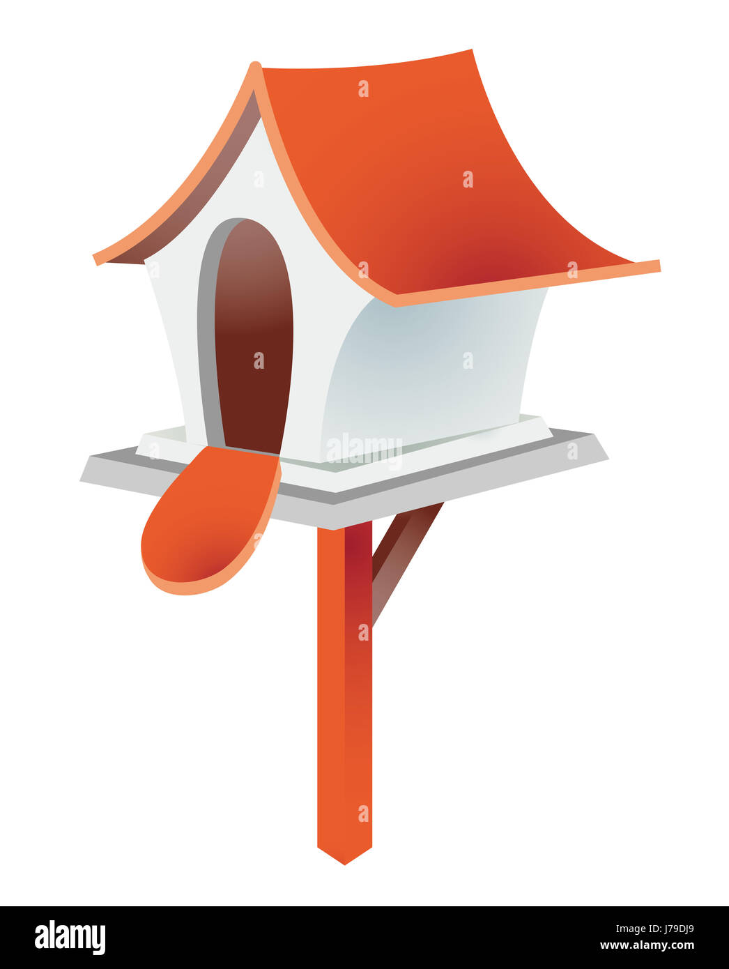 Cartoon wood post hi-res stock photography and images - Alamy