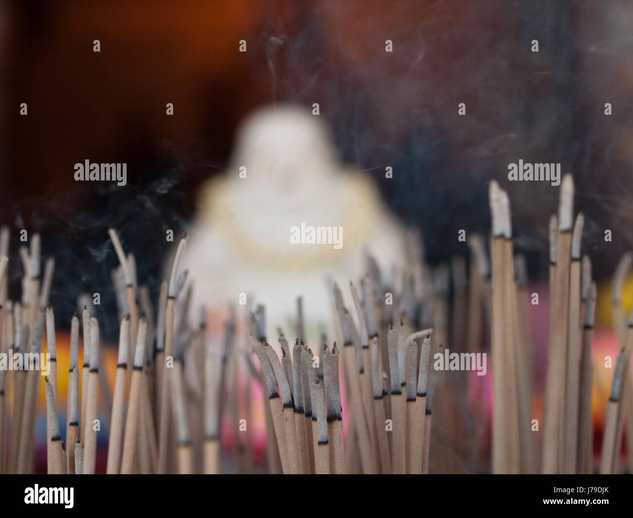 religion temple buddha cone combustion incense stick smoke smoking ...
