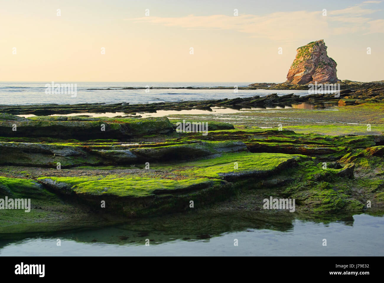 hendaye rock - hendaye rock 04 Stock Photo - Alamy