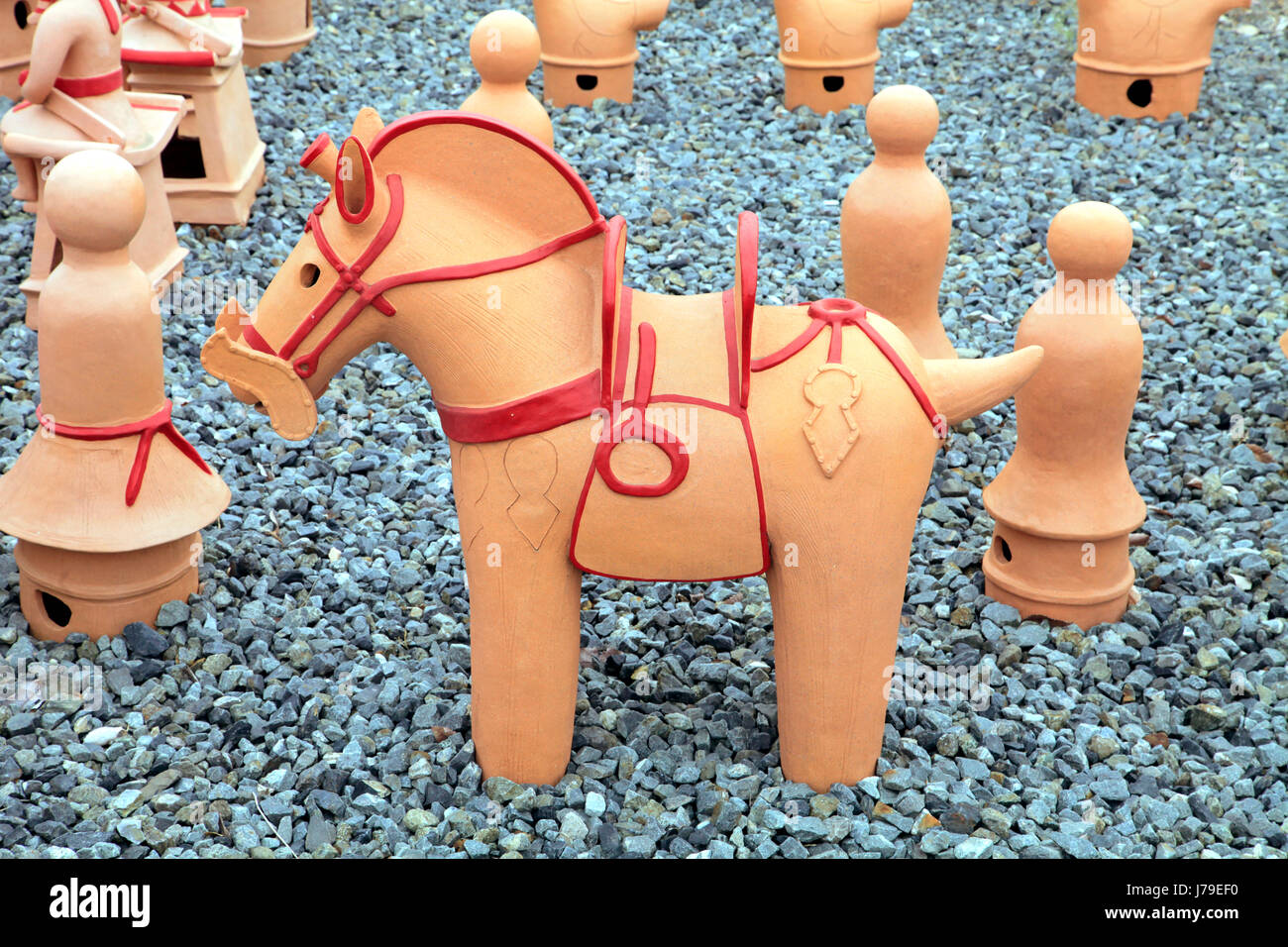 Haniwa figures hi-res stock photography and images - Alamy
